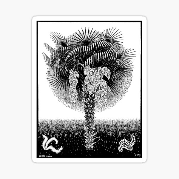 "M.C. Escher" Sticker for Sale by EDUOARDOART | Redbubble