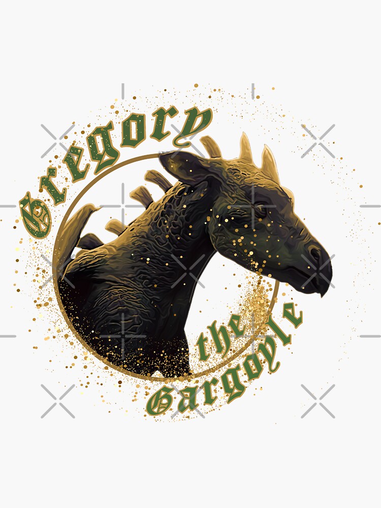 "Gregory the Gargoyle" Sticker for Sale by Stickerm4ni4 | Redbubble