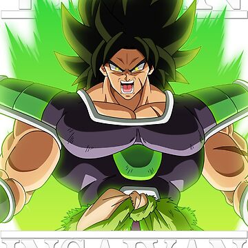 "Train Insaiyan DBS Wrathful Broly (Ikari) DB/DBZ/DBGT/DBS " Sticker for Sale by wickeddesigns1 ...