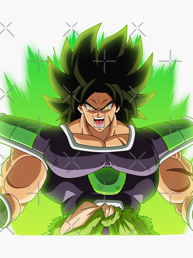 "Train Insaiyan DBS Wrathful Broly (Ikari)" Sticker for Sale by ...