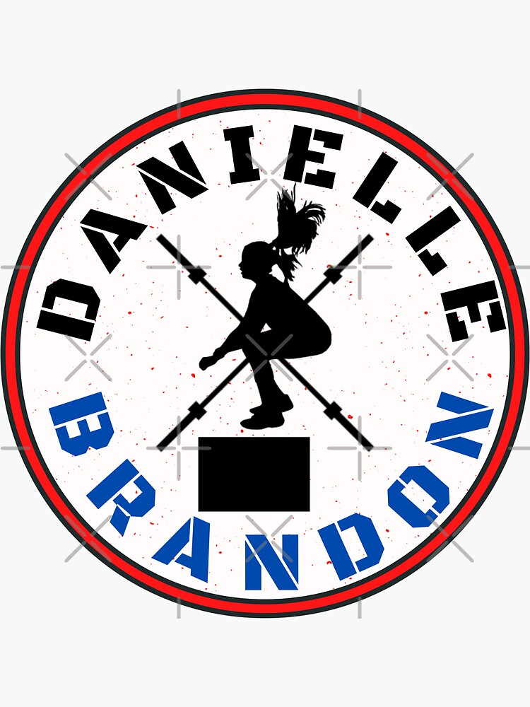 "Danielle Brandon | Crossfit" Sticker for Sale by mattades | Redbubble