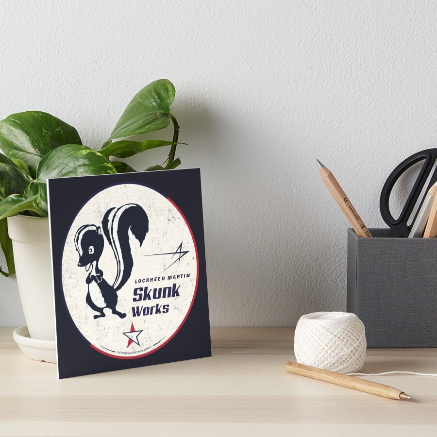 "Skunk Works Aviation History 1943 ADP" Art Board Print for Sale by ...