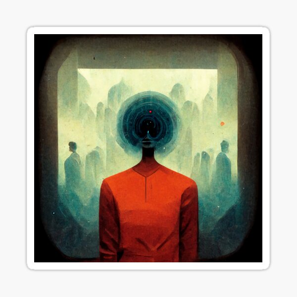 "The Limits of Human Perception" Sticker for Sale by existentailart ...