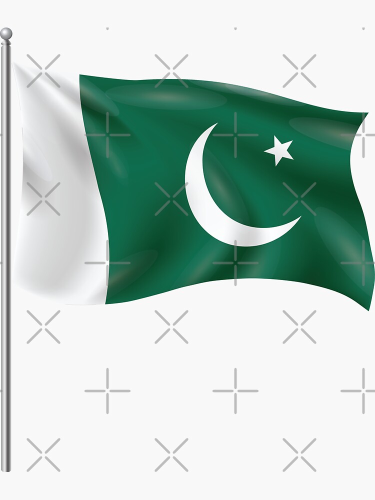 "Flag of Pakistan " Sticker for Sale by MalikSoniJ | Redbubble