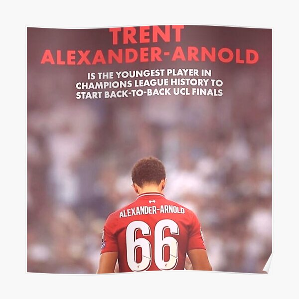 "trent alexander arnold ucl" Poster for Sale by rajnagar1107 | Redbubble