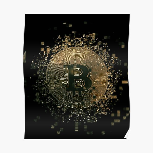 "Bitcoin Hodler Blockchain Graphic Logo" Poster for Sale by QuotinTs | Redbubble