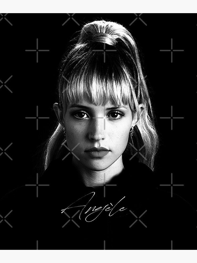 "angèle" Sticker for Sale by SaraBij | Redbubble