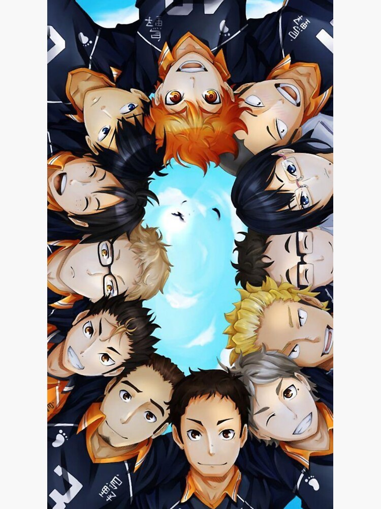 "Karasuno from anime Hakyuu" Sticker for Sale by YoungWizardShop ...