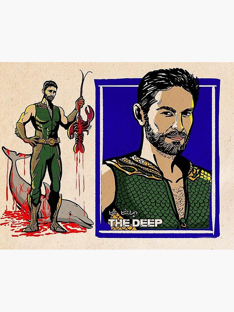 "Super Heroes The Deep Fan Art The Boys" Poster for Sale by crowealbert ...