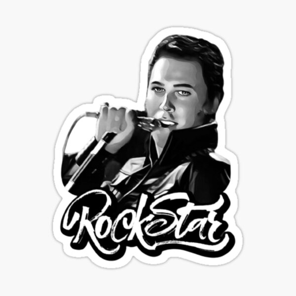 "Austin Butler Rock Star " Sticker for Sale by JamalFabric | Redbubble