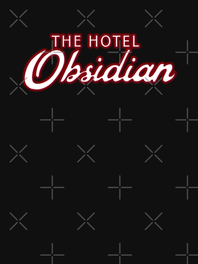 "THE HOTEL OBSIDIAN. THE UMBRELLA ACADEMY. NEON SIGN STYLE" T-shirt for ...