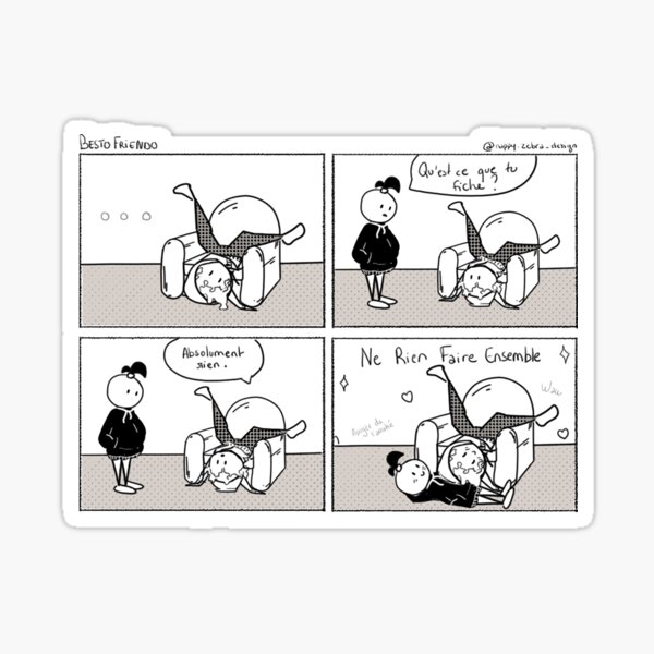 "YONKO - Besto friendo" Sticker for Sale by happyzebra | Redbubble