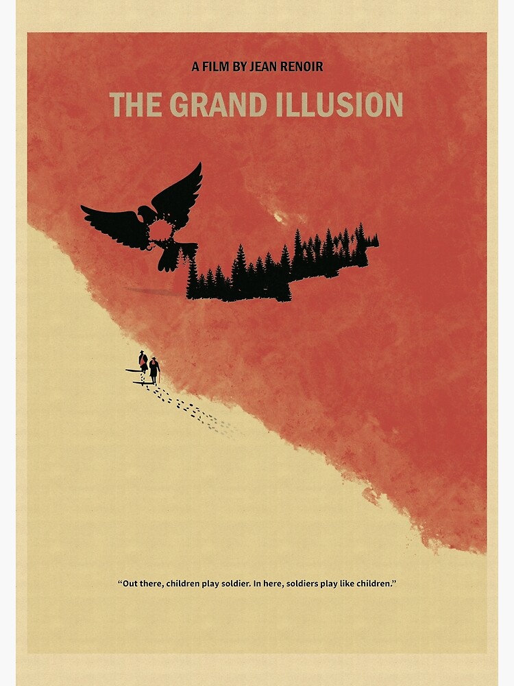 "The Grand Illusion 1937 Minimalist Movie Poster" Poster for Sale by kajiprints | Redbubble