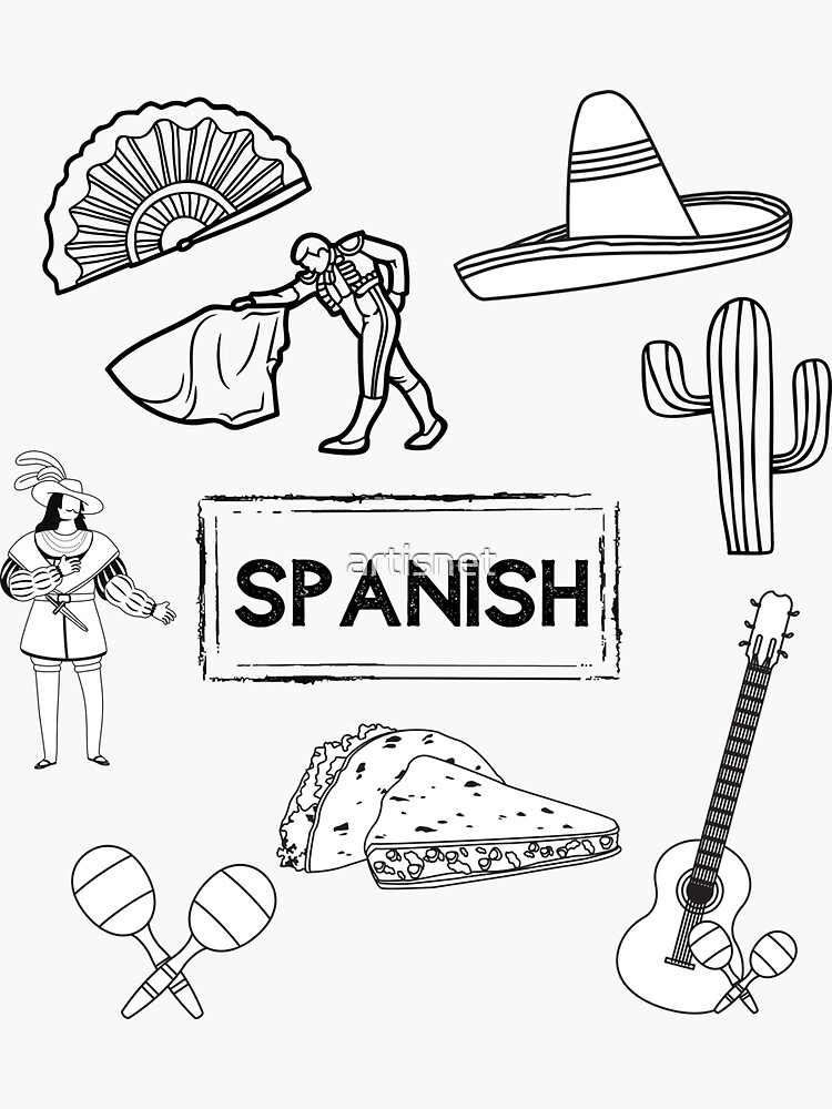 "Welcome Back to School Spanish School Subject " Sticker for Sale by ...