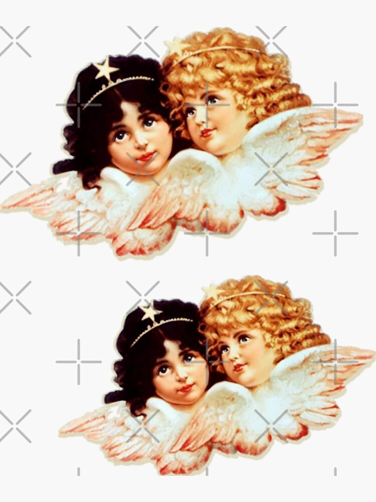 "Cute Baby Cherubs Vintage" Sticker for Sale by stacyfashion | Redbubble