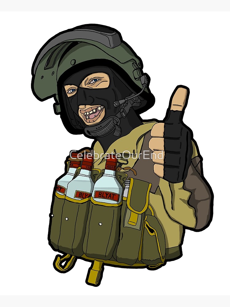 "BLYATMAN M2" Art Print by CelebrateOurEnd | Redbubble