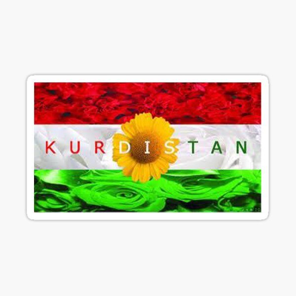 "Kurdistan flag " Sticker for Sale by KurdishShops | Redbubble