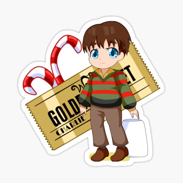 "Charlie (Charlie and the Chocolate Factory)" Sticker for Sale by ...