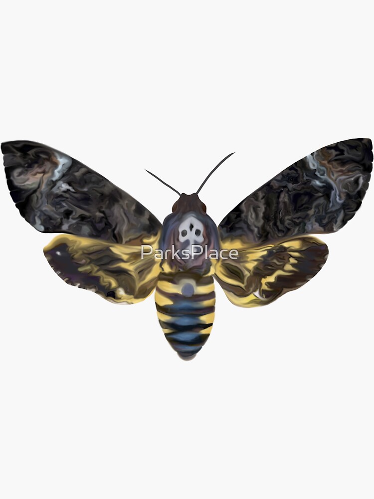 "Death’s head" Sticker for Sale by ParksPlace | Redbubble