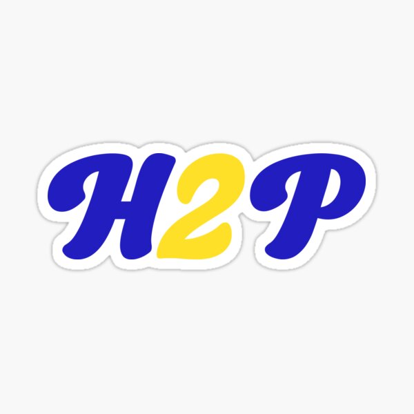 "H2P" Sticker for Sale by marnilauren | Redbubble