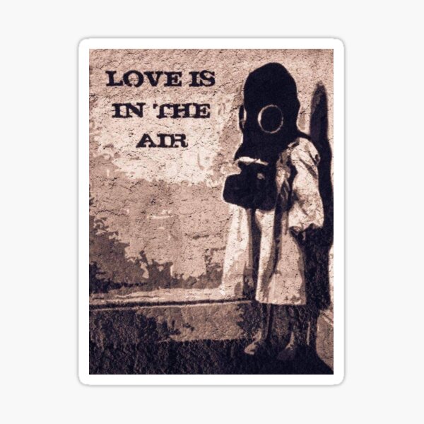 "Bansky poster" Sticker for Sale by sranje | Redbubble