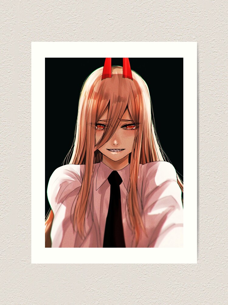 "Power Chainsaw Man Sad Smile" Art Print for Sale by Yivel | Redbubble