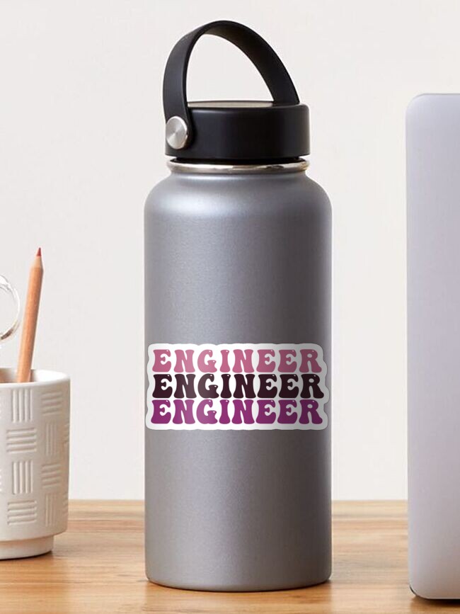 "Engineer girly" Sticker for Sale by oliviarosegreen | Redbubble