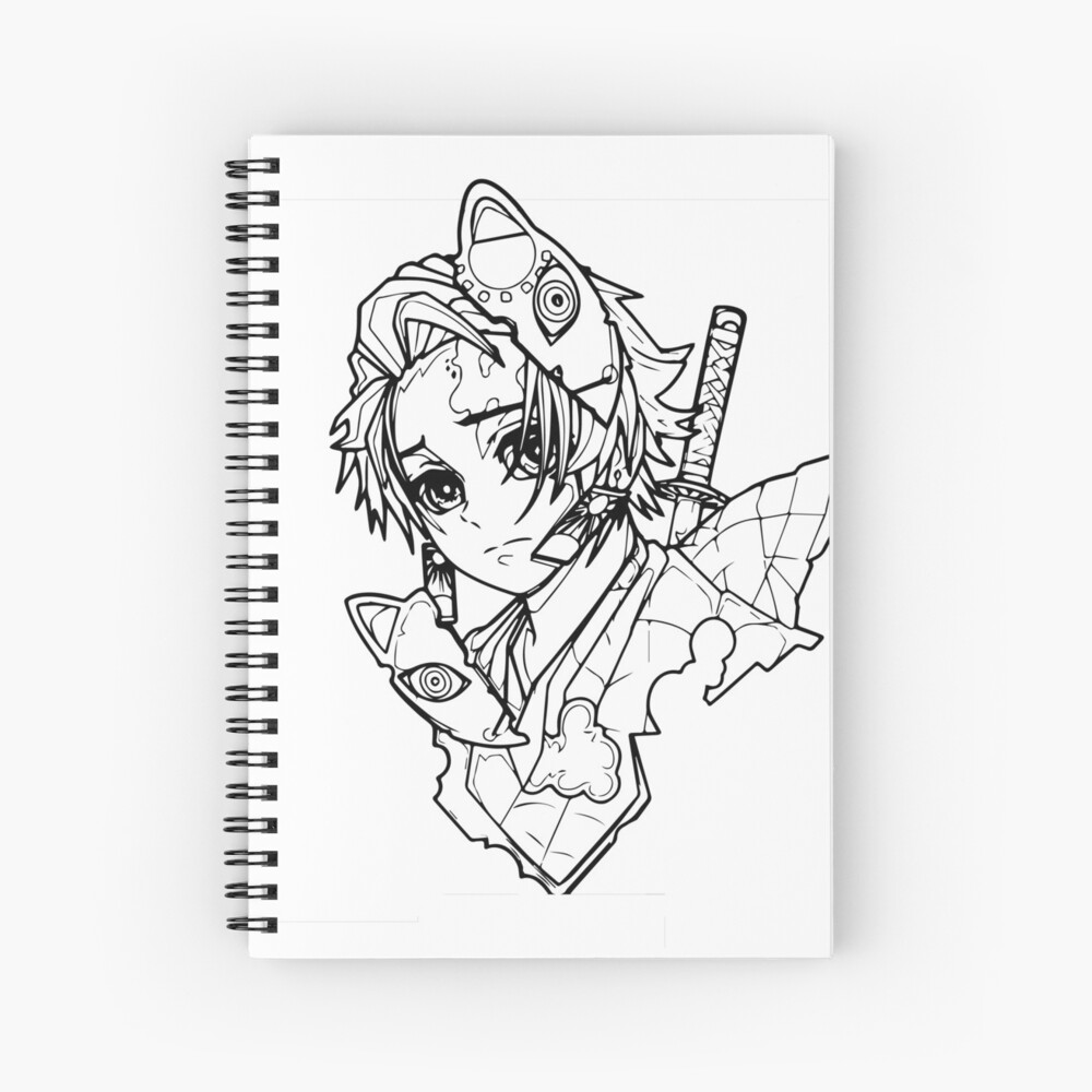 "tanjiro kamado demon slayer anime charachter art illustrator " Spiral ...