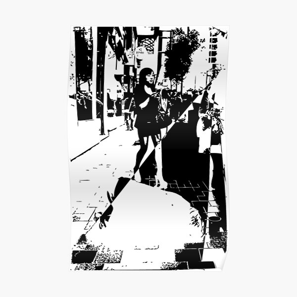 "street walker" Poster by mamisarah | Redbubble