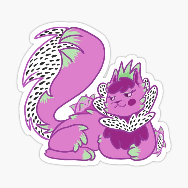Alice Fruity Kitty Sticker For Sale By Marlenes Art Redbubble