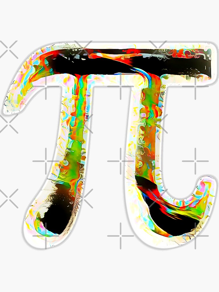 "Pi" Sticker for Sale by AintJames | Redbubble