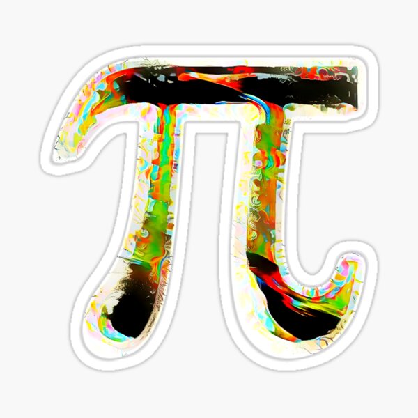 "Pi" Sticker for Sale by AintJames | Redbubble