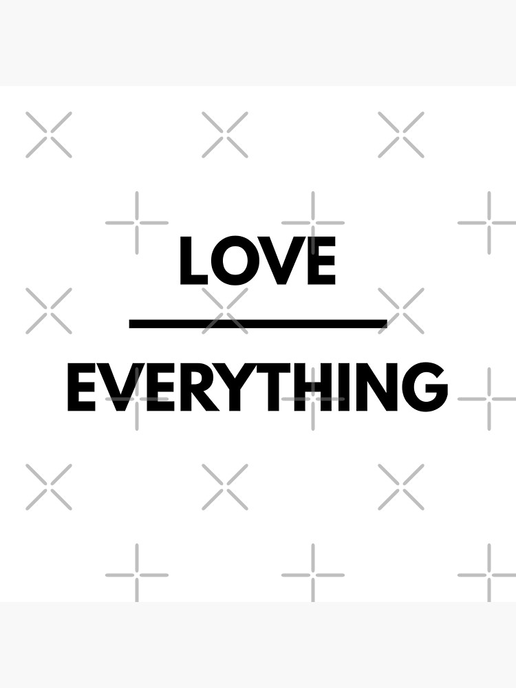" Love Over Everything - Any Background Color" Poster for Sale by Julie ...