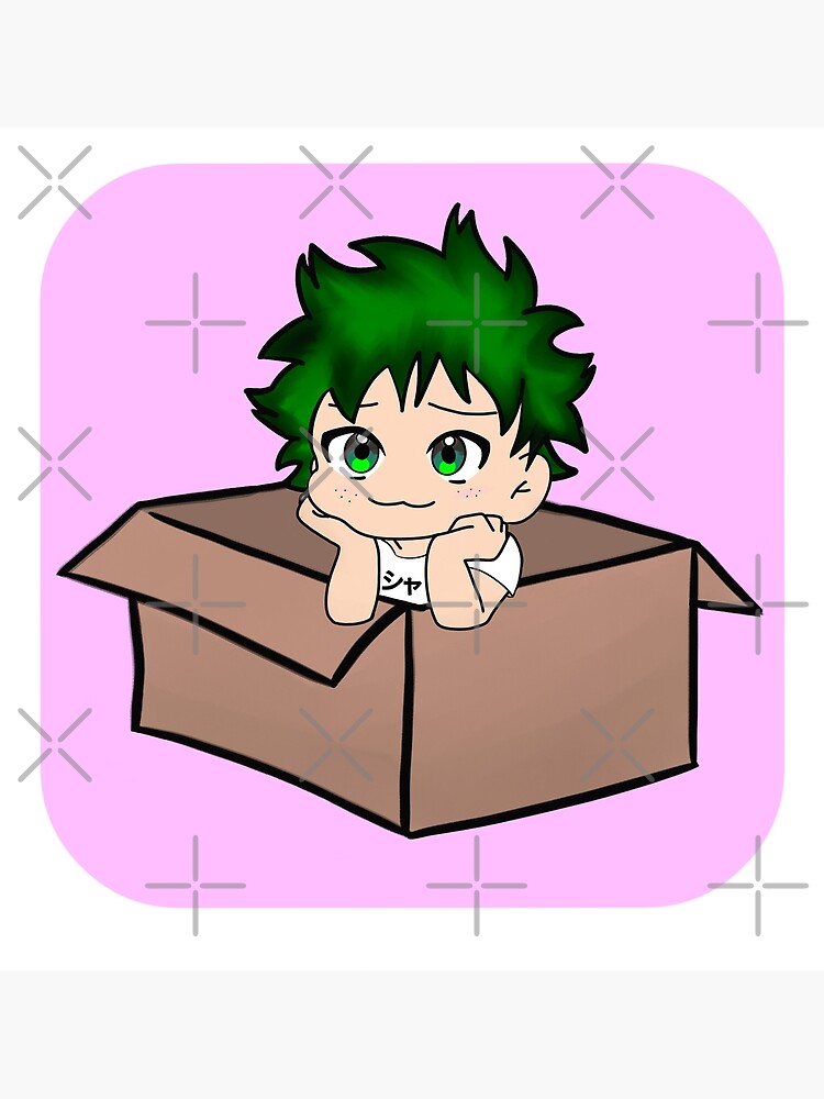 "Deku my hero academia Deku in box " Photographic Print for Sale by ...