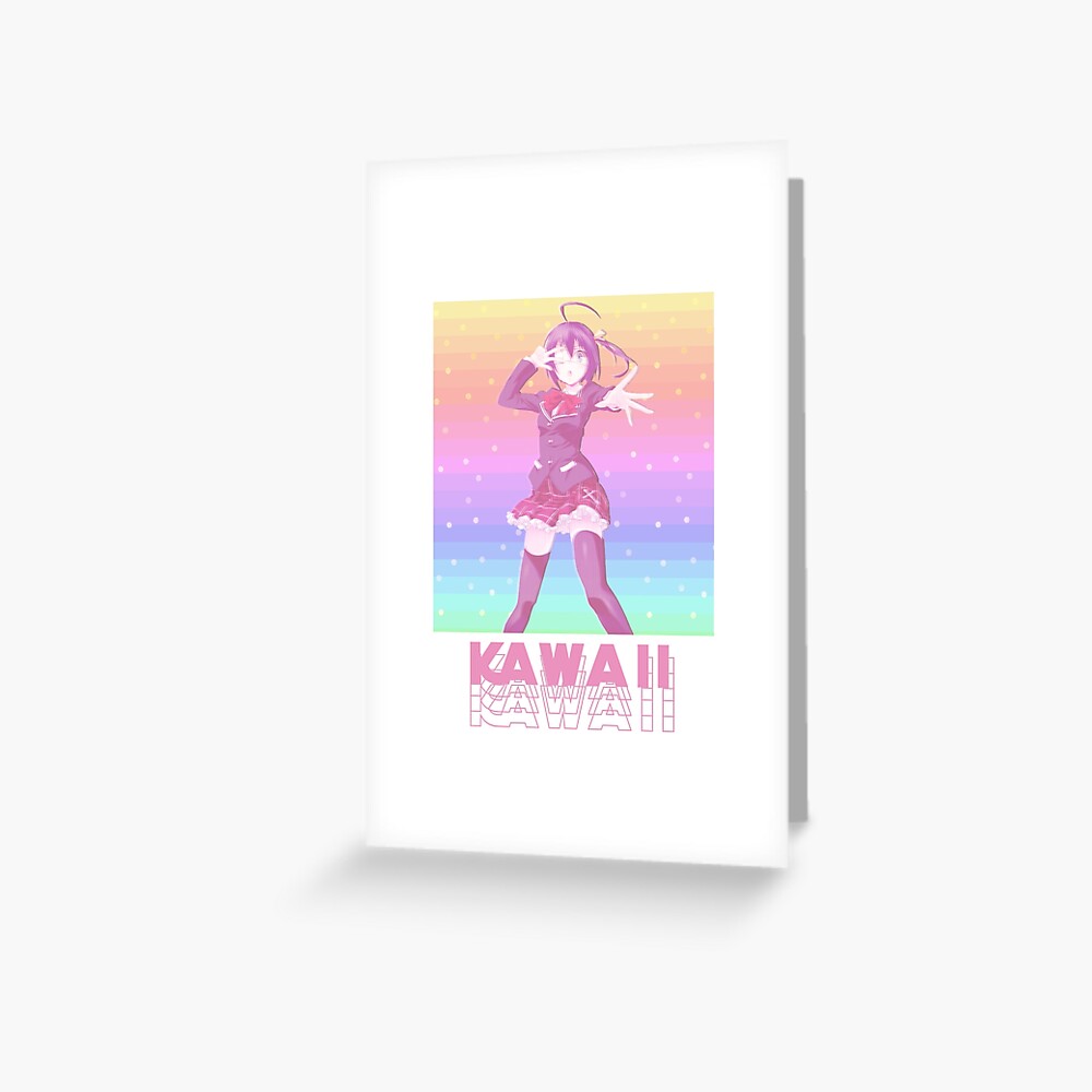 "Kawaii Pastel Color Sky Anime Poster Design | Rikka Takanashi ...