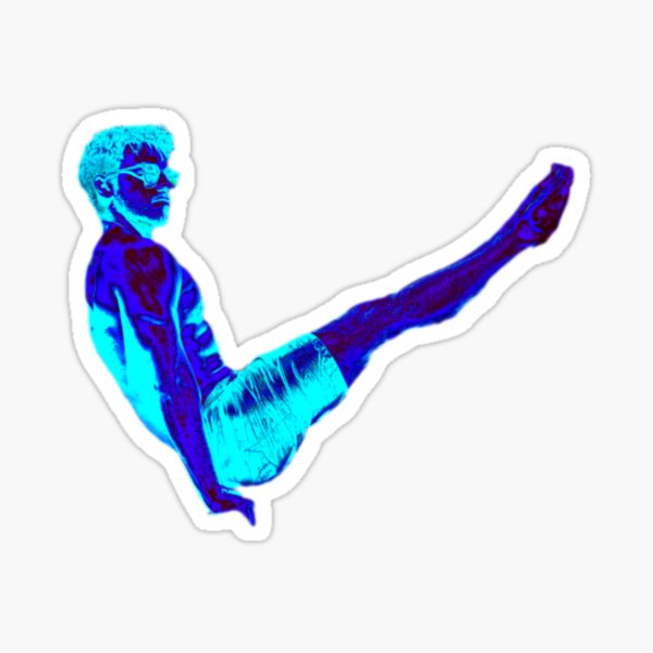 "Calisthenic Body Workout Street Workout V-Sit" Sticker for Sale by ...