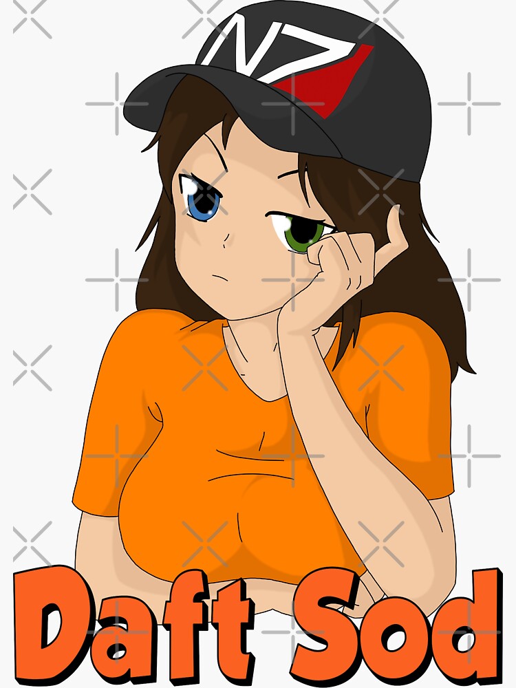 "Daft Sod" Sticker for Sale by ViperSword | Redbubble