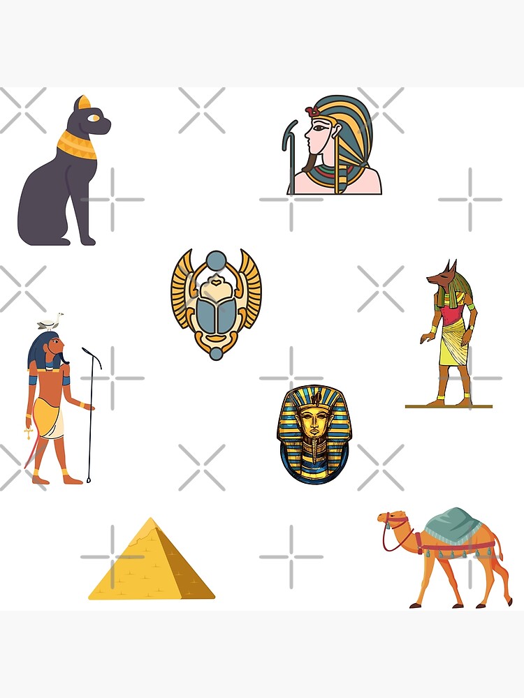 Póster «Historia del Antiguo Egipto Ilustraciones mixtas» de silviaol ...