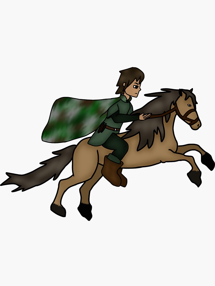 "Will Treaty with Tug - Rangers Apprentice" Sticker for Sale by ...