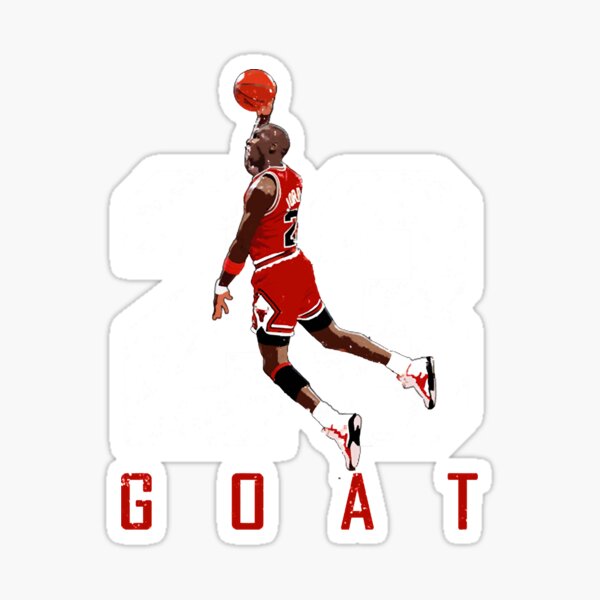 "Michael Jordan 23" Sticker for Sale by ClaudiaLuke | Redbubble