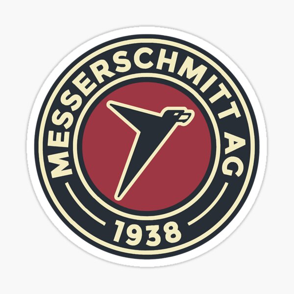 "Messerschmitt AG - Custom Round Vintage Logo" Sticker for Sale by ...