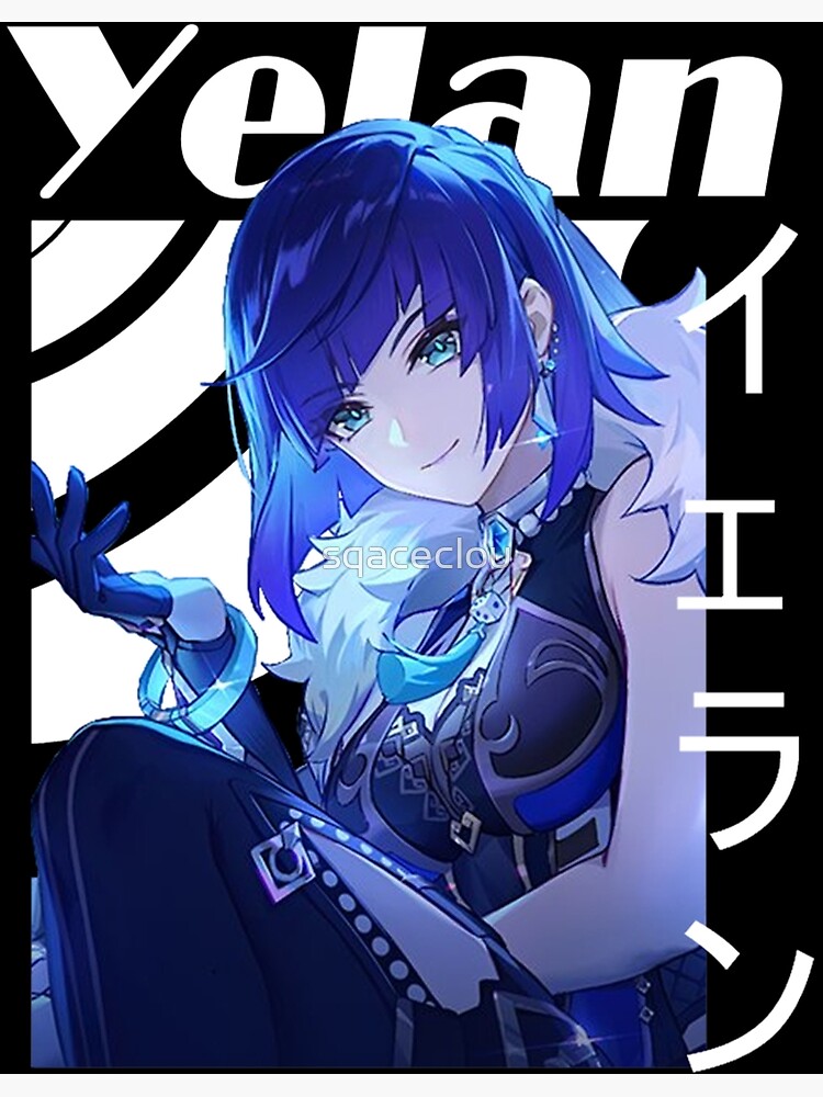 "Yelan - Genshin Impact" Poster for Sale by sqaceclou | Redbubble