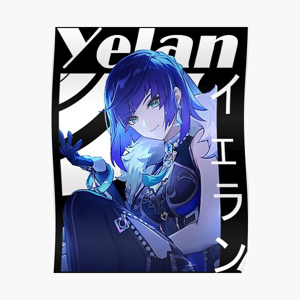 "Yelan - Genshin Impact" Poster for Sale by sqaceclou | Redbubble