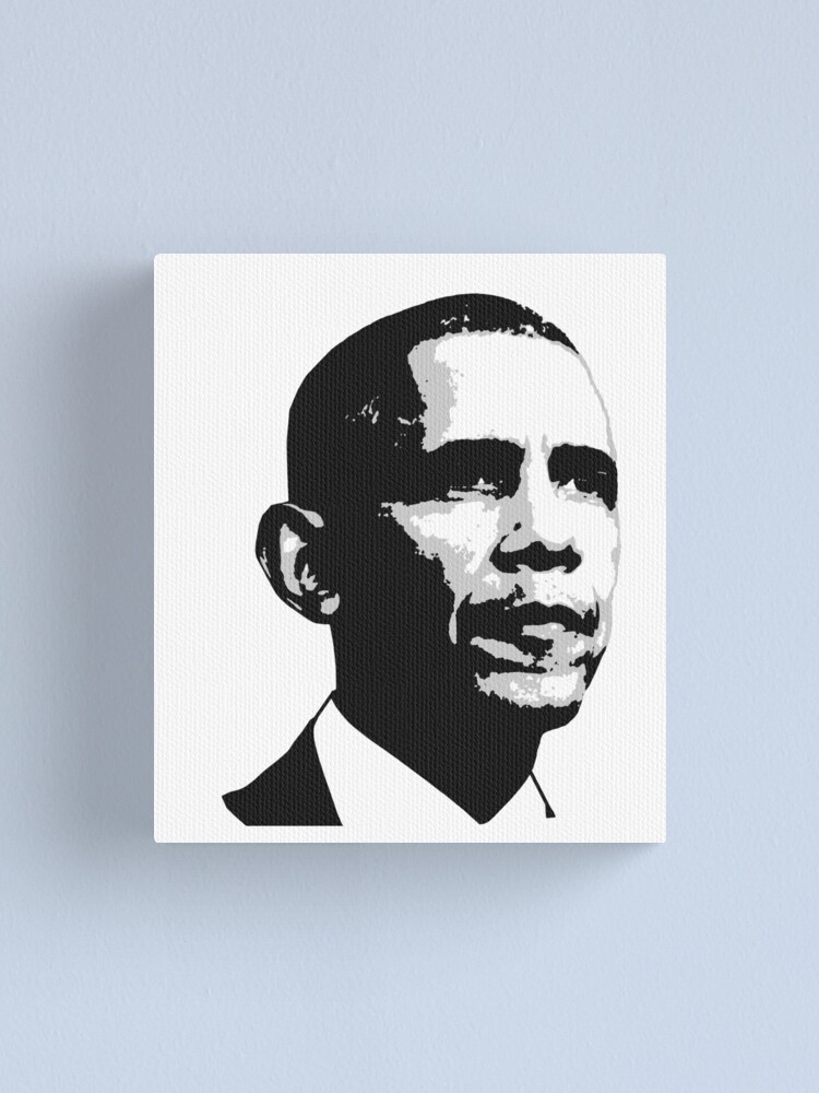 "President Barack Obama - Graphic Design" Canvas Print by sbaldesco ...