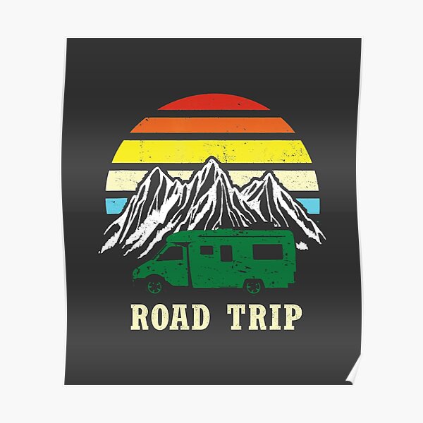 "Road Trip" Poster for Sale by Gibbonzo | Redbubble
