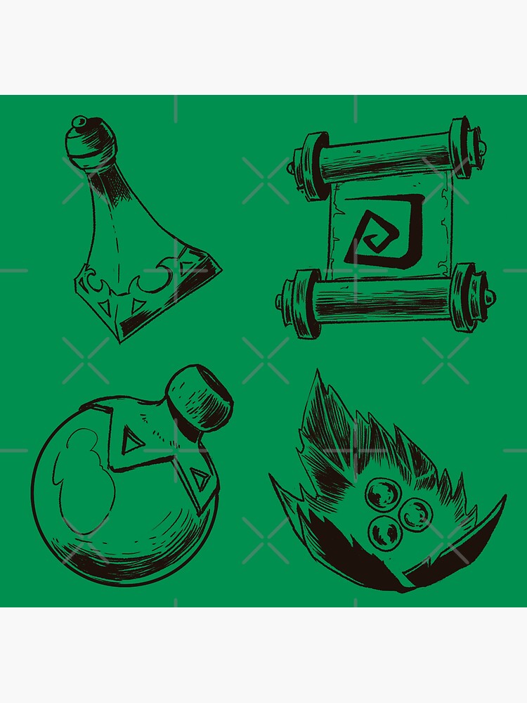 "DOTA 2 Starter pattern (GREEN)" Sticker for Sale by Godlikeshop ...