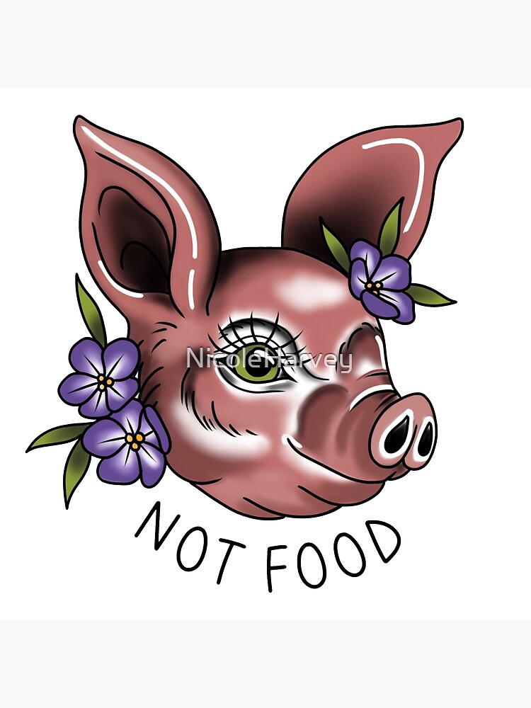 "Not food!" Poster for Sale by NicoleHarvey | Redbubble