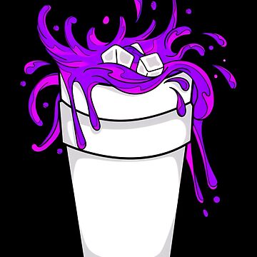 "lean double cup lean " Sticker for Sale by deztees | Redbubble