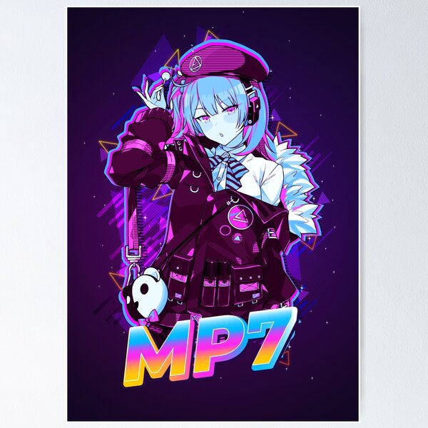 "Mp7 | Girls Frontline" Poster for Sale by Fish6SticksP | Redbubble