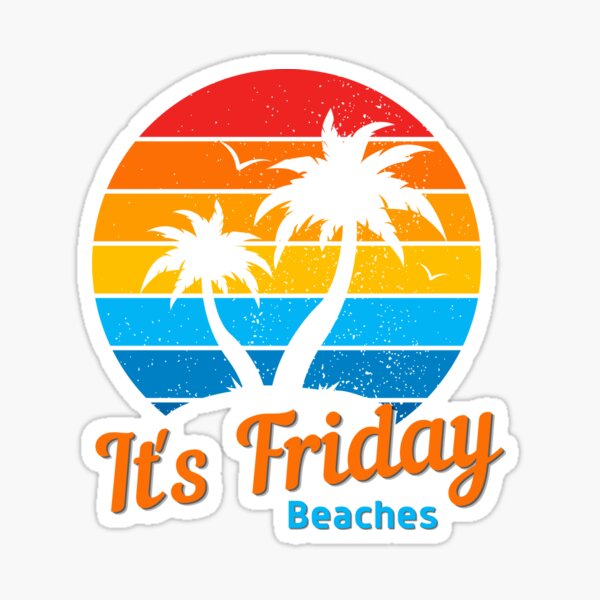 "It's Friday Beaches- Vintage Tropical Sunset, Beach Love The Summer ...